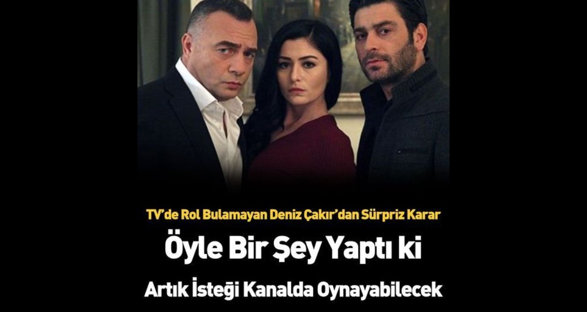 Deniz Çakır'dan süpriz kara Deniz Çakır'dan süpriz kara