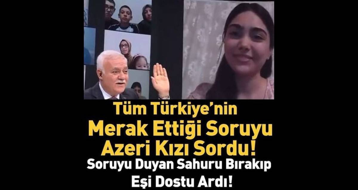 İşte O Herkesin Merak Ettiği Soru