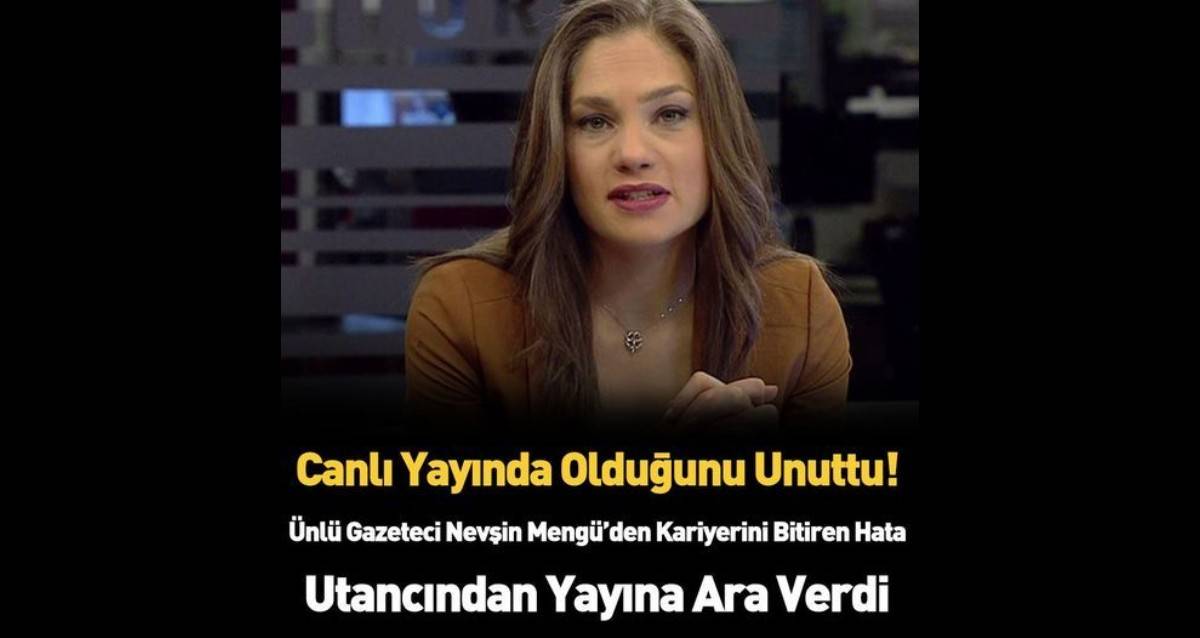 Nevşin Mengü Canlı Yayını Sırasında