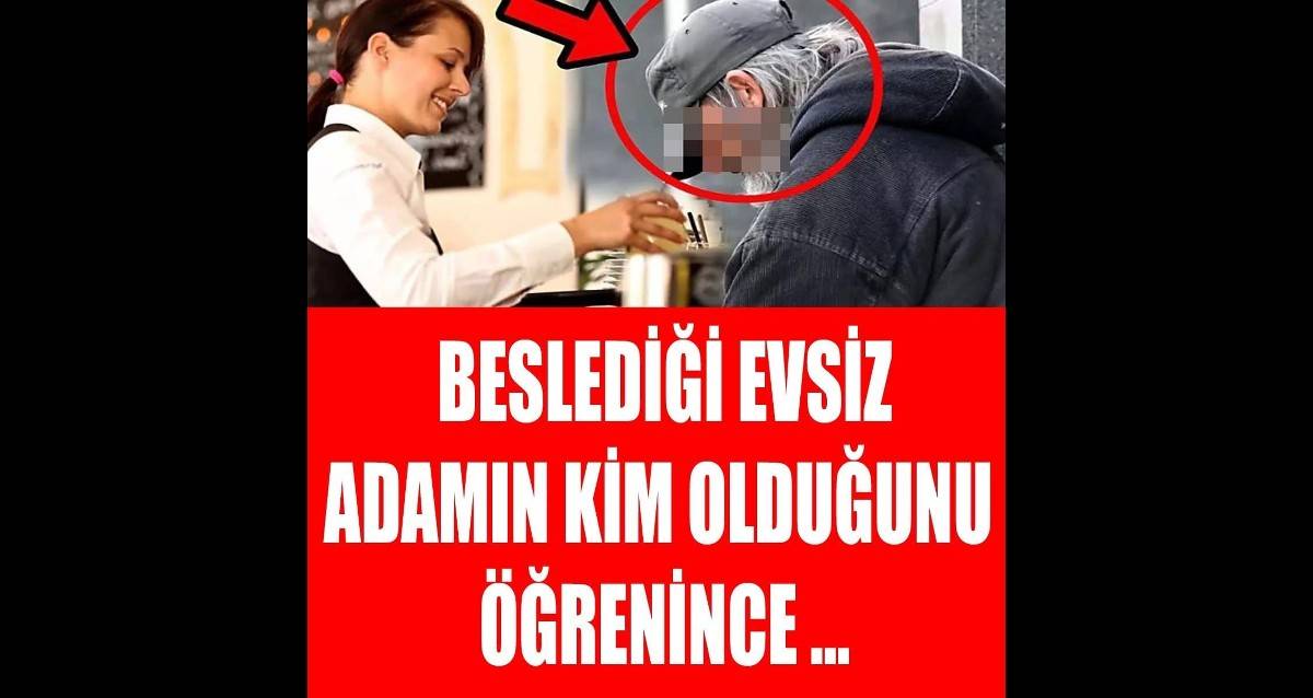 Garson Kız Evsiz Adama Her Gün Yemek Veriyordu - Fakat Adamın Gerçekte ...