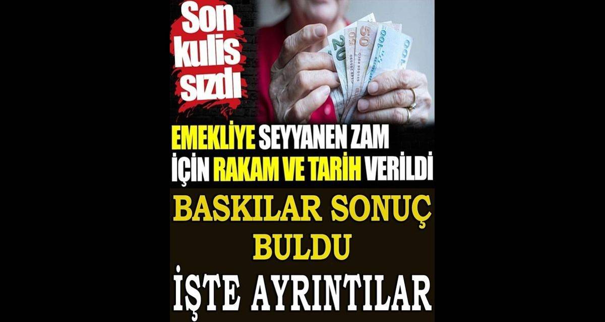 EMEKLİ İSTEDİĞİNİ ALIYOR!..