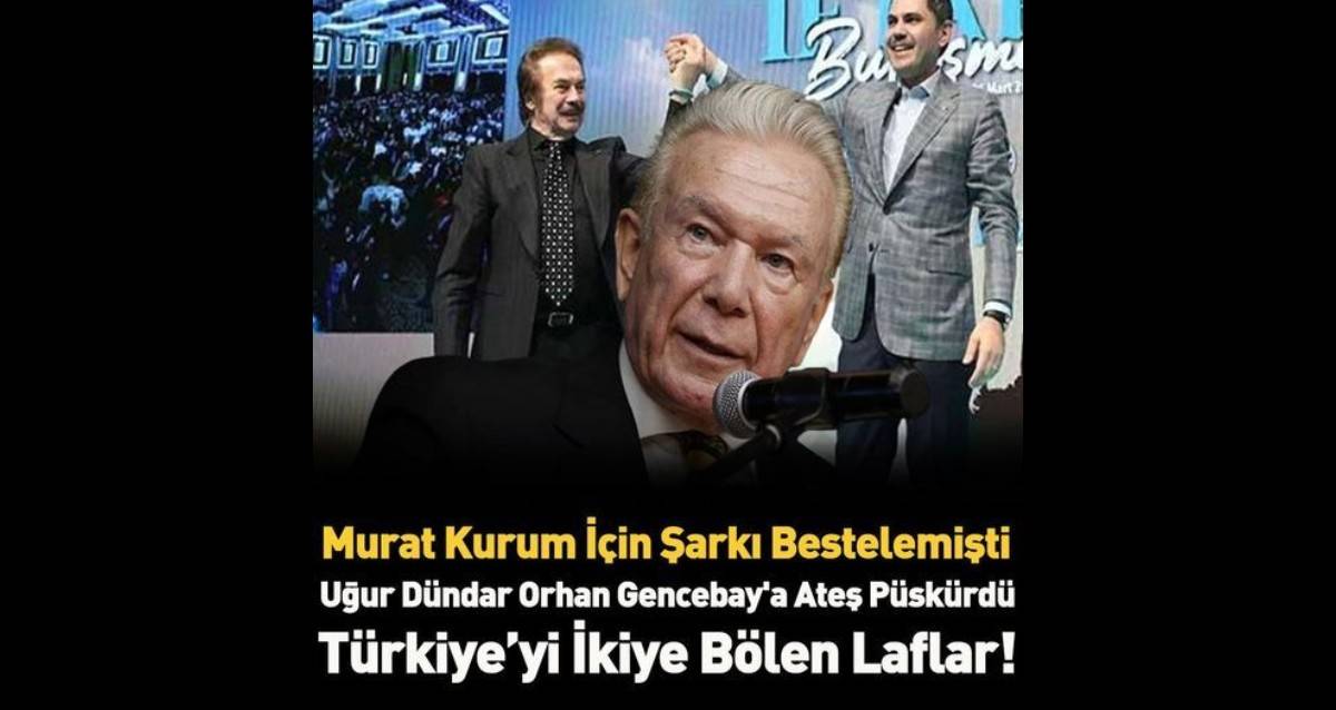 Uğur Dündar Orhan Gencebay'a öfke kustu