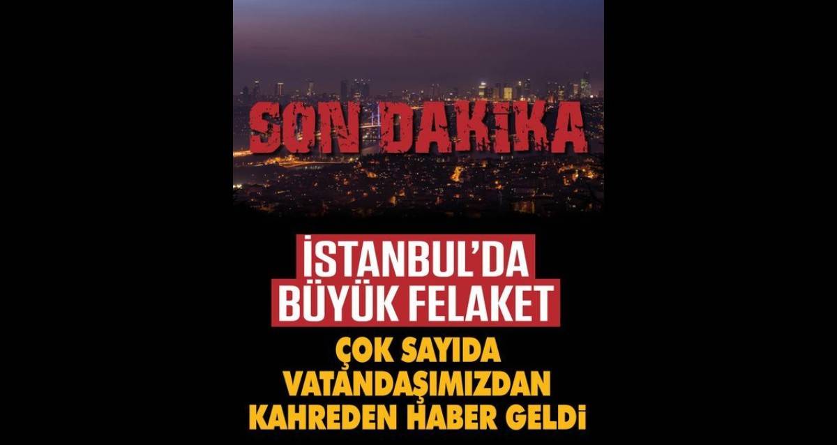 İstanbul'da Korku Dolu Anlar! İstanbul'da Korku Dolu Anlar!