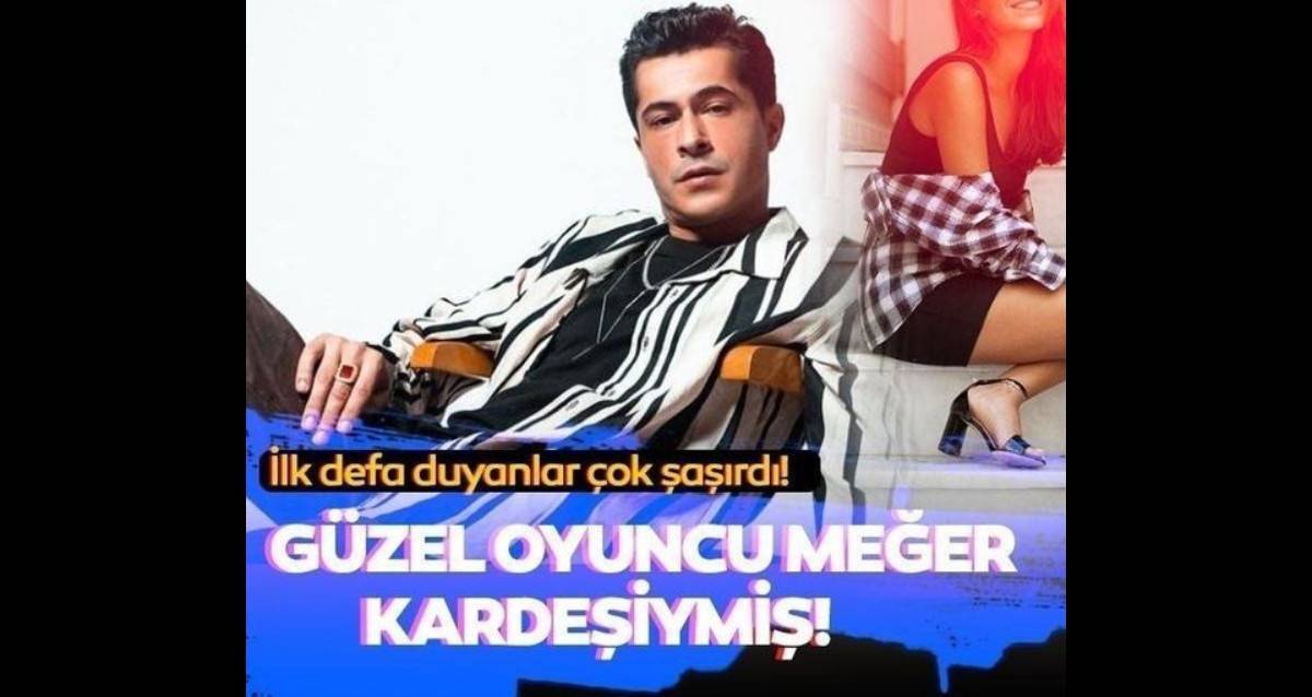 Meğer güzel oyuncu İsmail Hacıoğlu'nun kız kardeşiymiş!