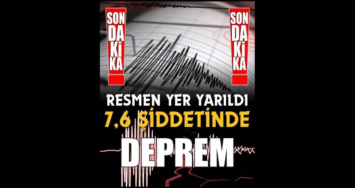SON DAKİKA DEPREM OLDU