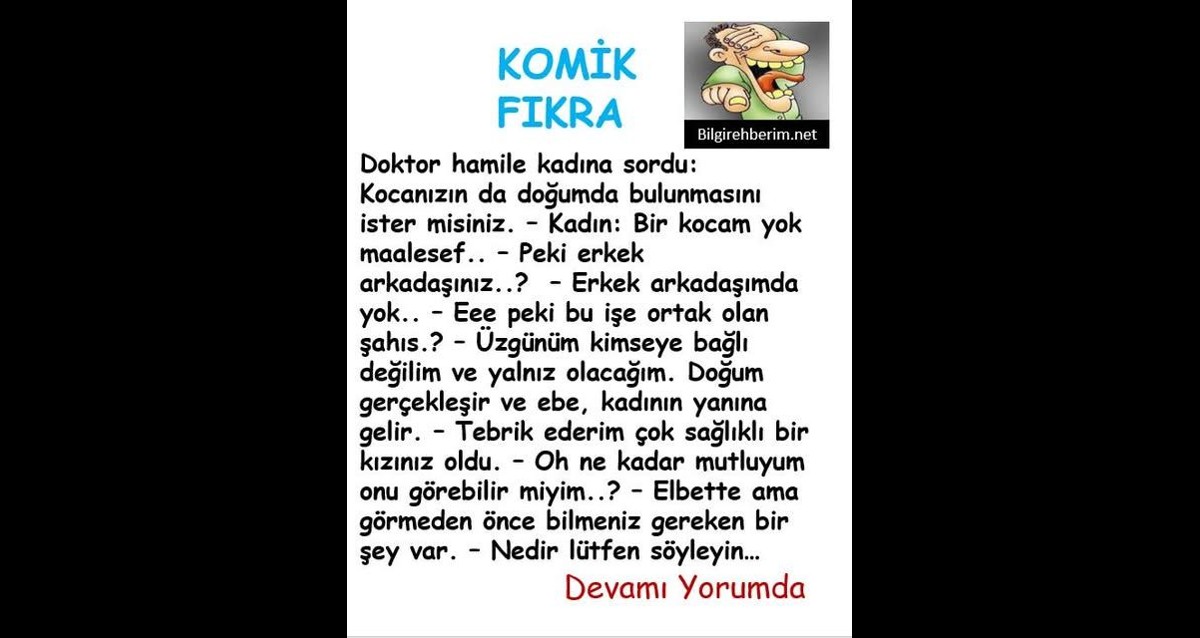 KOMİK FIKRA
