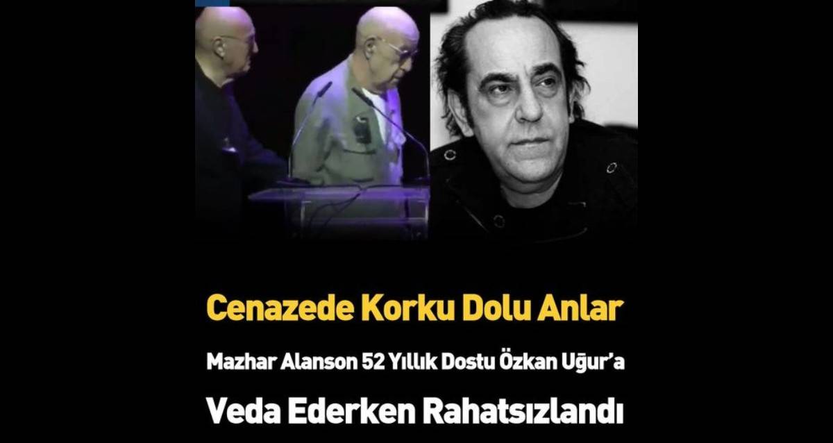 Cenazede korku dolu anlar